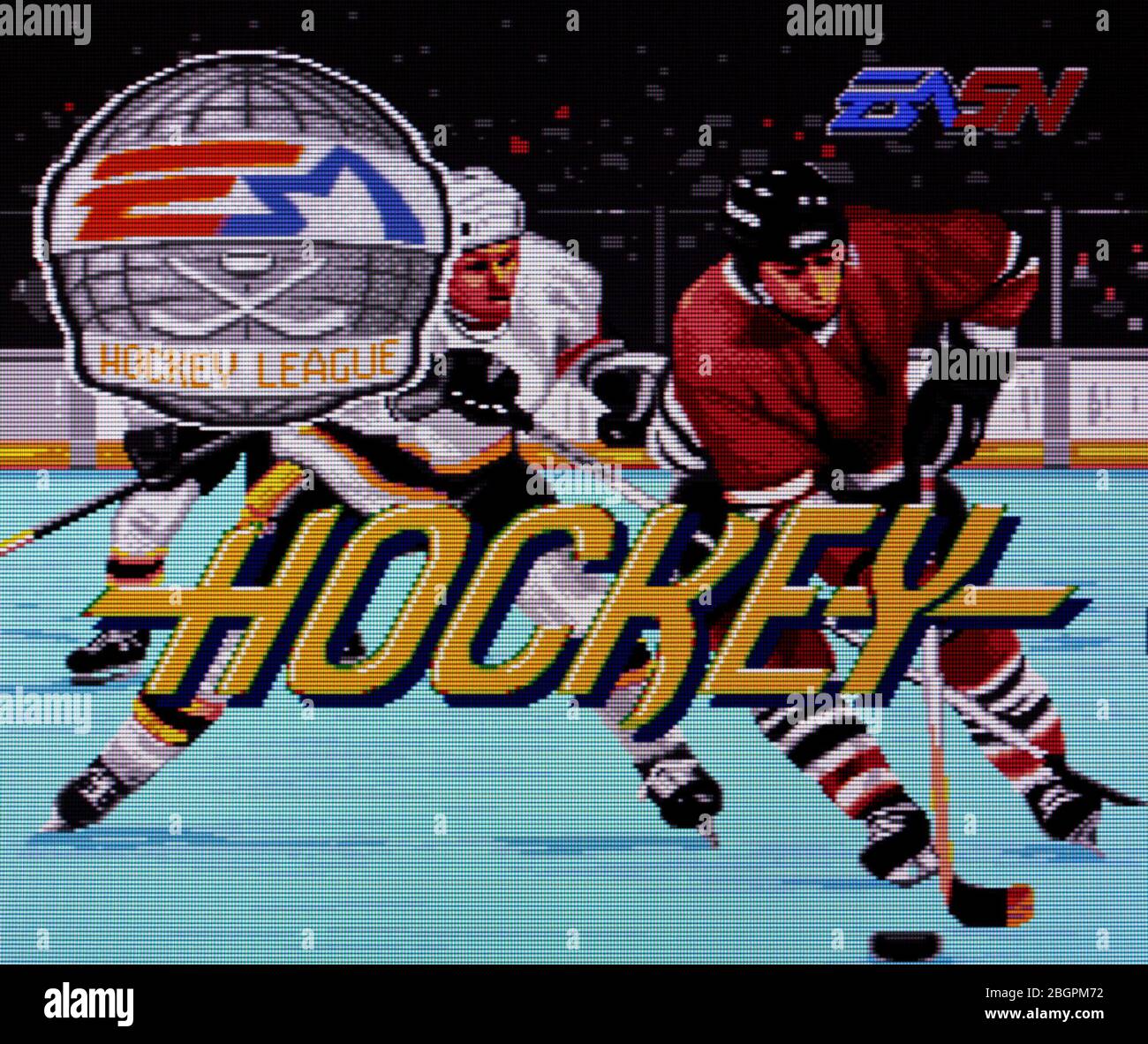 EA Hockey League - Sega Genesis Mega Drive - Editorial use only Stock ...