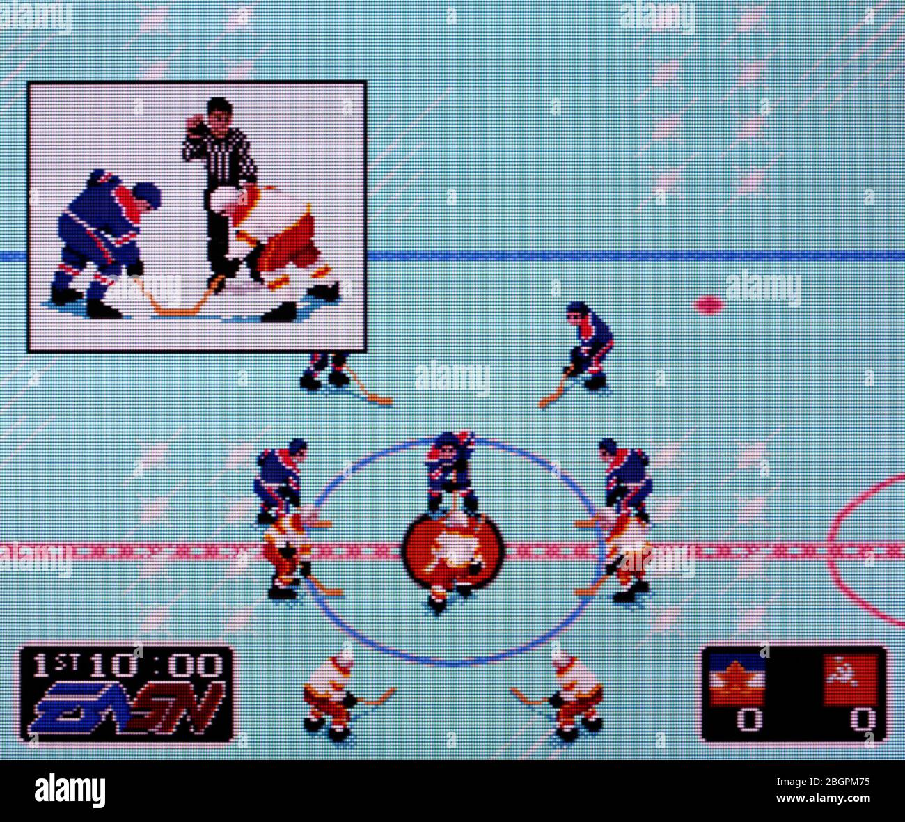 EA Hockey League - Sega Genesis Mega Drive - Editorial use only Stock ...