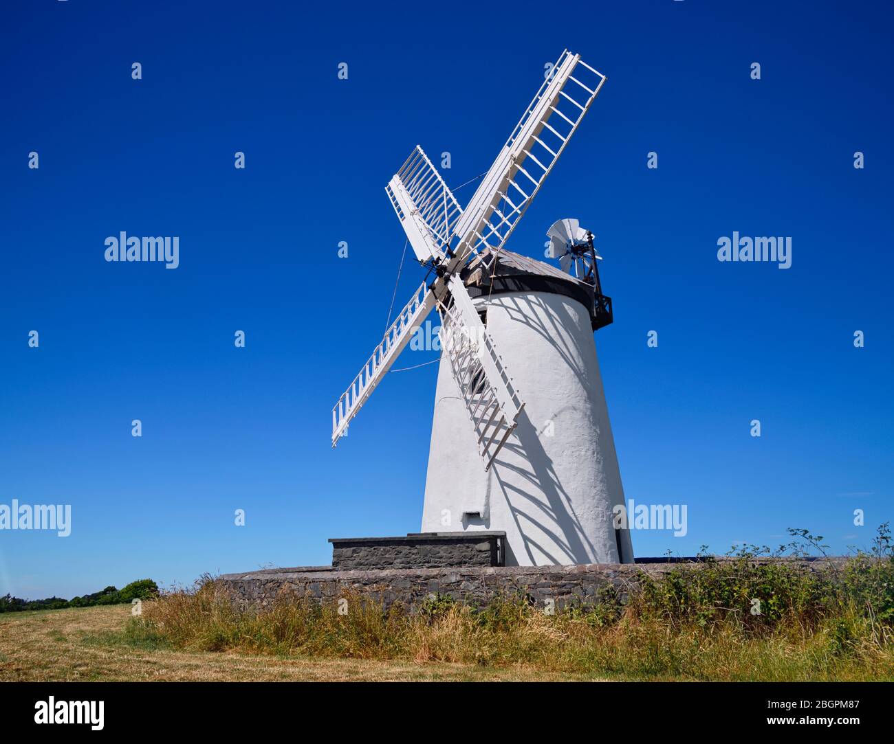 Ireland, County Down, Ballycopeland Windmill which is the only ...