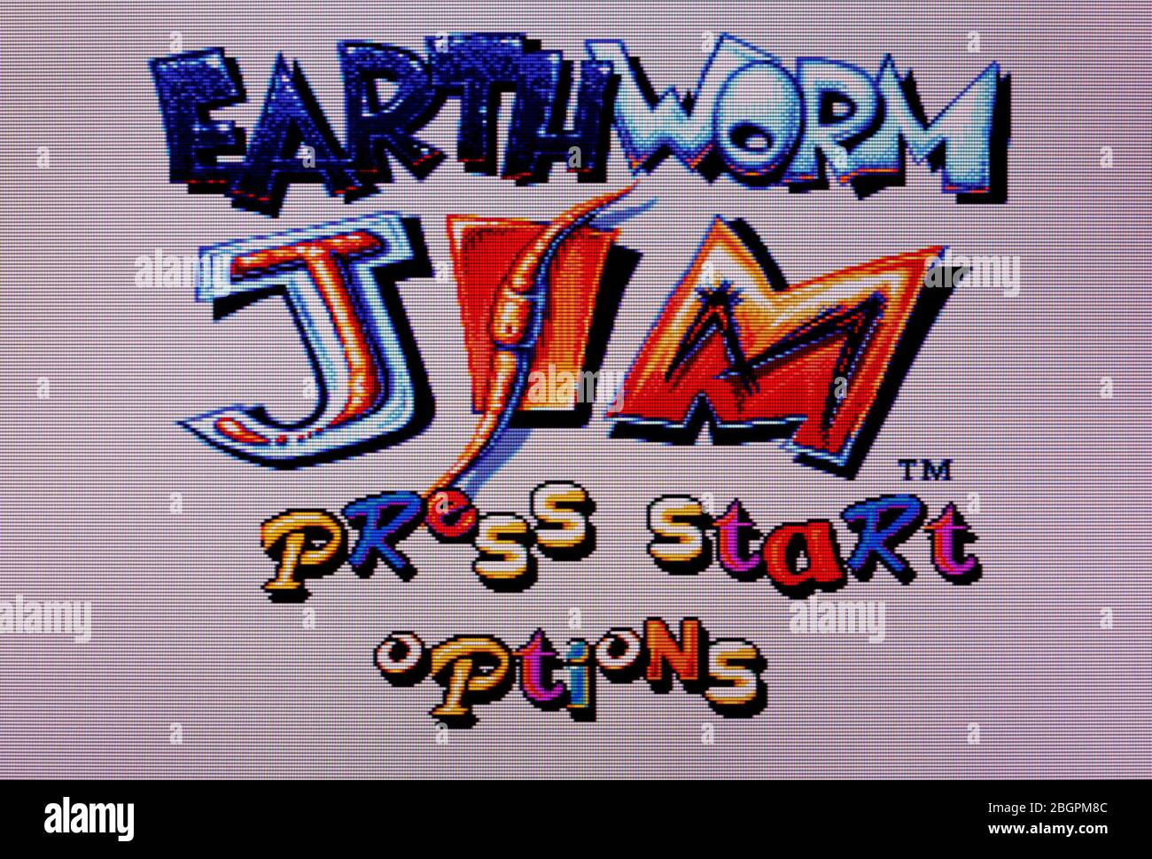 Earthworm Jim - Sega Genesis Mega Drive - Editorial use only Stock ...