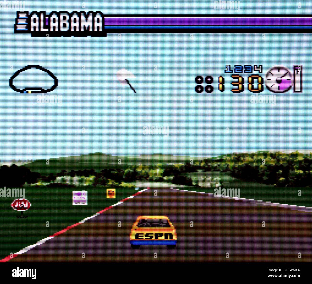 ESPN Speedworld - Sega Genesis Mega Drive - Editorial use only Stock ...