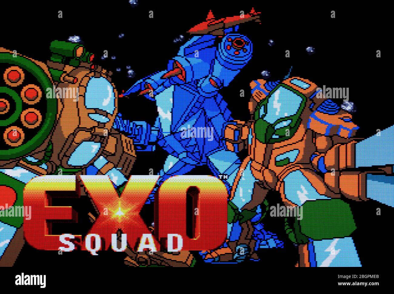 EXO Squad - Sega Genesis Mega Drive - Editorial use only Stock Photo ...