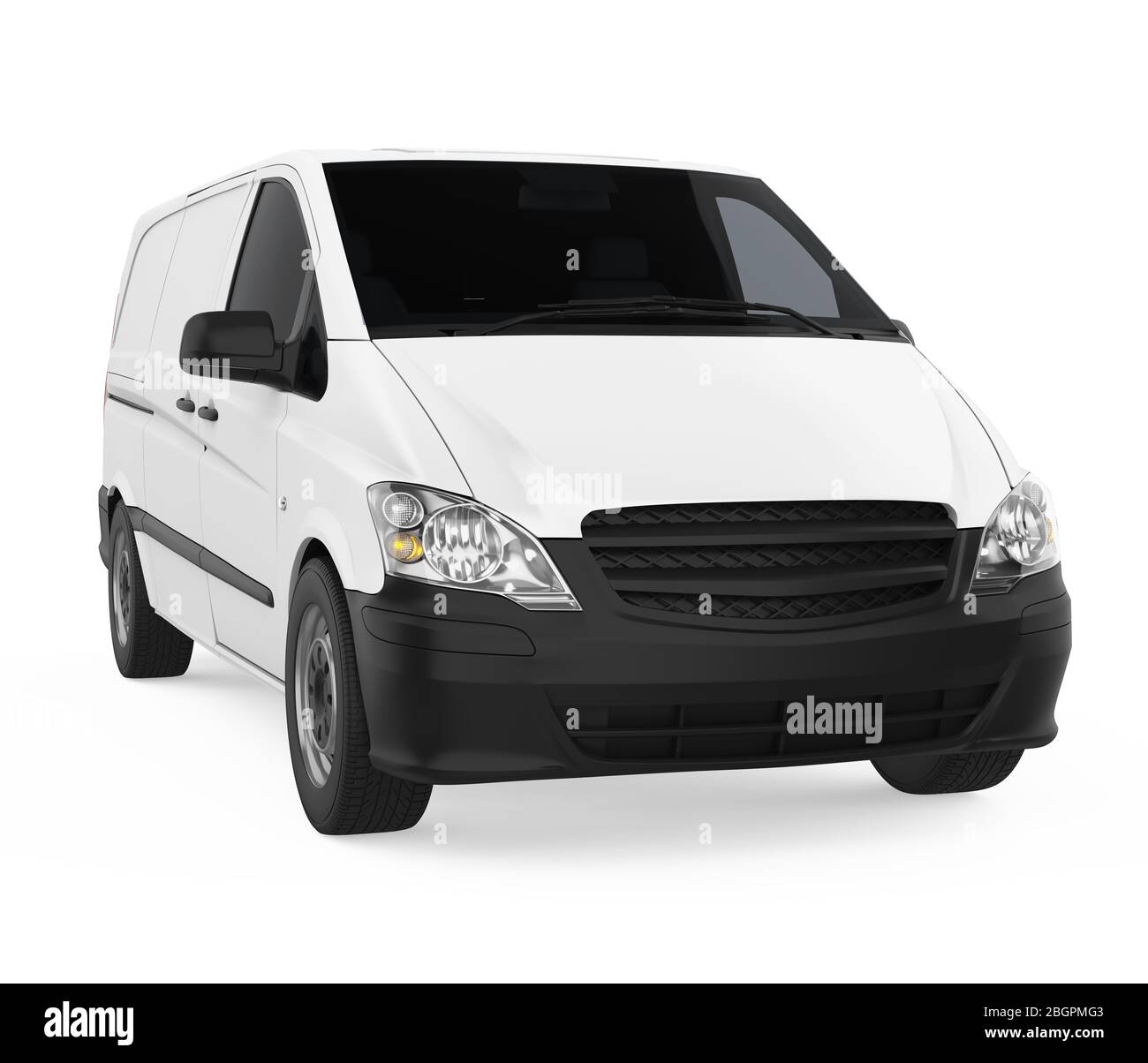 Delivery Van Isolated Stock Photo - Alamy