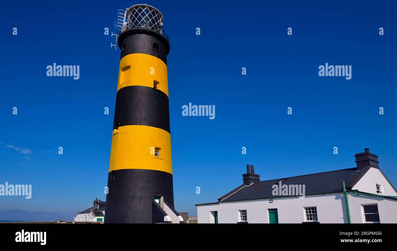 Ireland, County Down, Killough, St John's Point Lighthouse Stock Photo ...