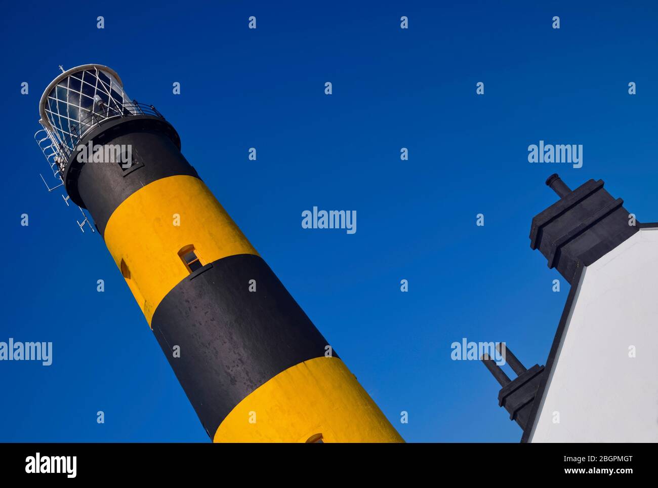 Ireland, County Down, Killough, St John's Point Lighthouse Stock Photo ...