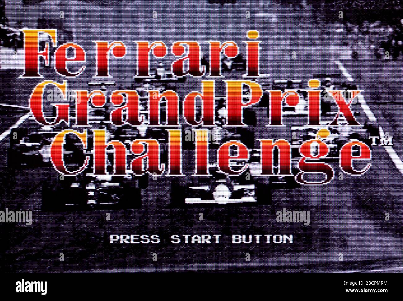 Ferrari Grand Prix Challenge - Sega Genesis Mega Drive - Editorial use ...