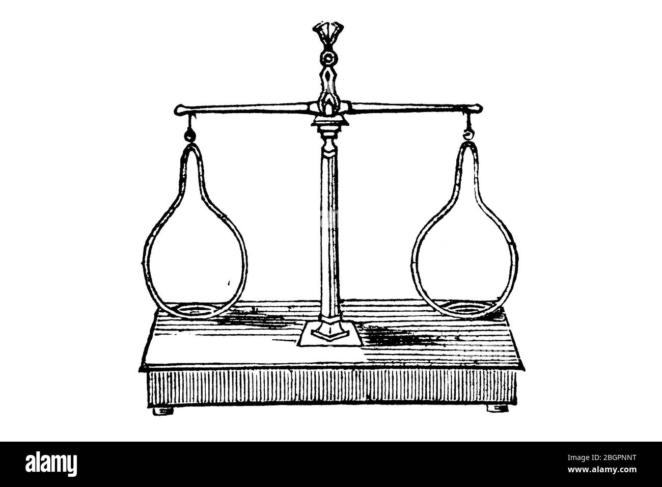 PHARMACY SCALE – Vintage Engraved Illustration 1897 Stock Photo - Alamy