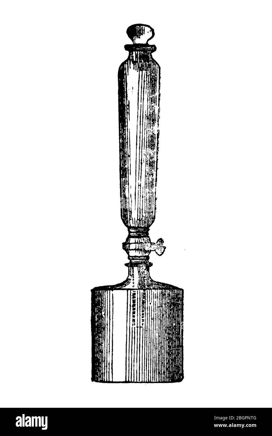 ROBIQUET Laboratory Apparatus – Vintage Engraved Illustration 1897 ...