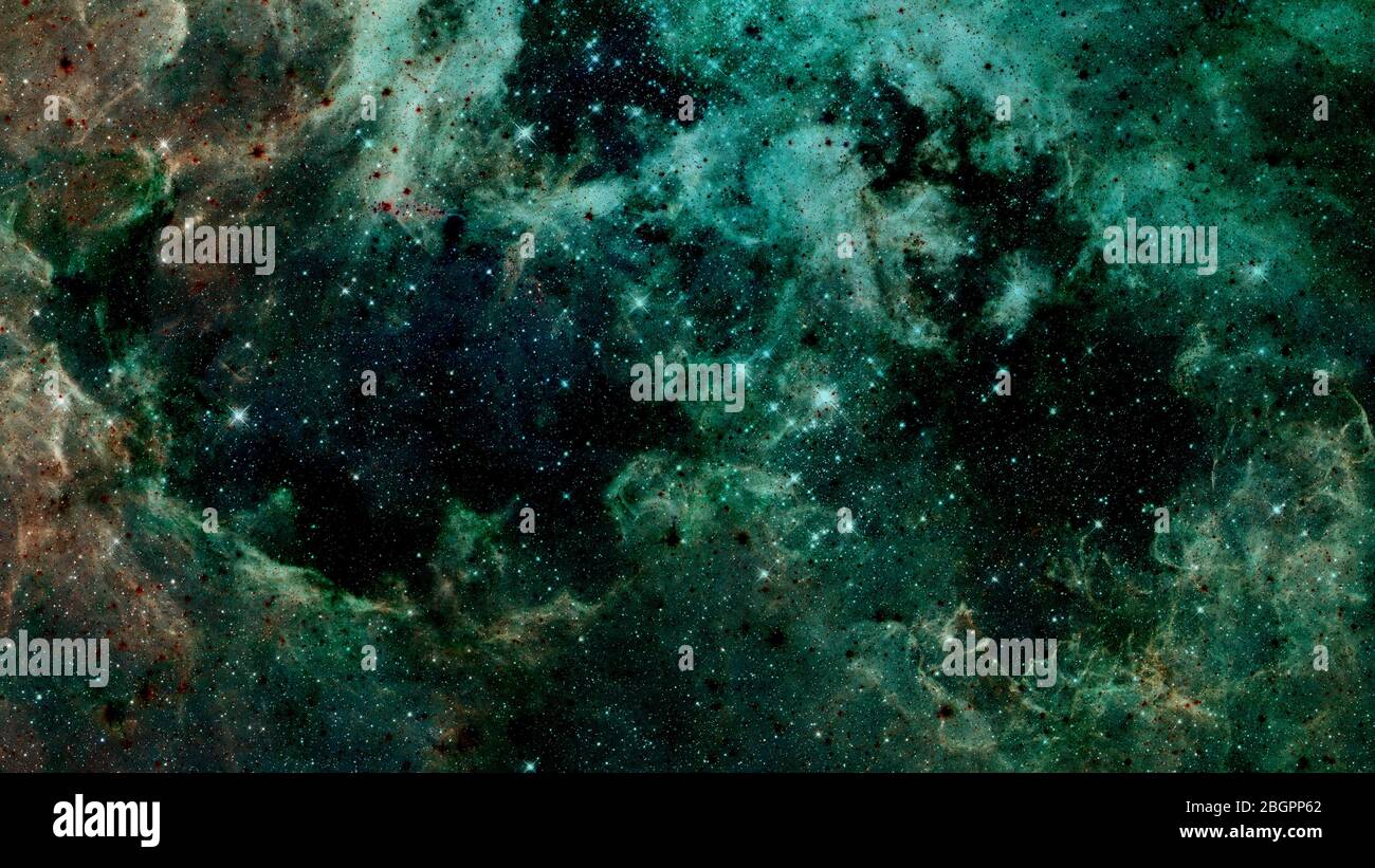 Infinite space background with nebulas and stars. This image elements ...