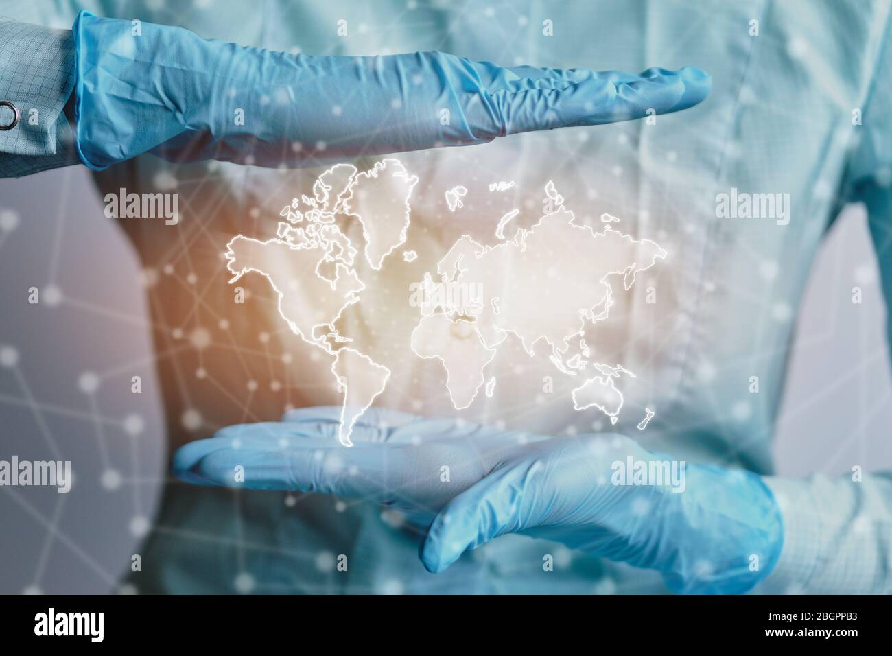 Internet map visualization hi-res stock photography and images - Alamy
