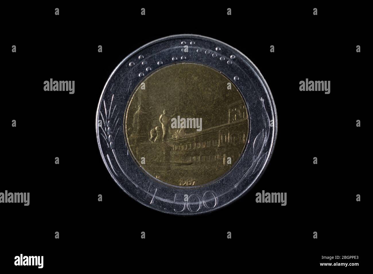 500 lira italiana coin hi-res stock photography and images - Alamy