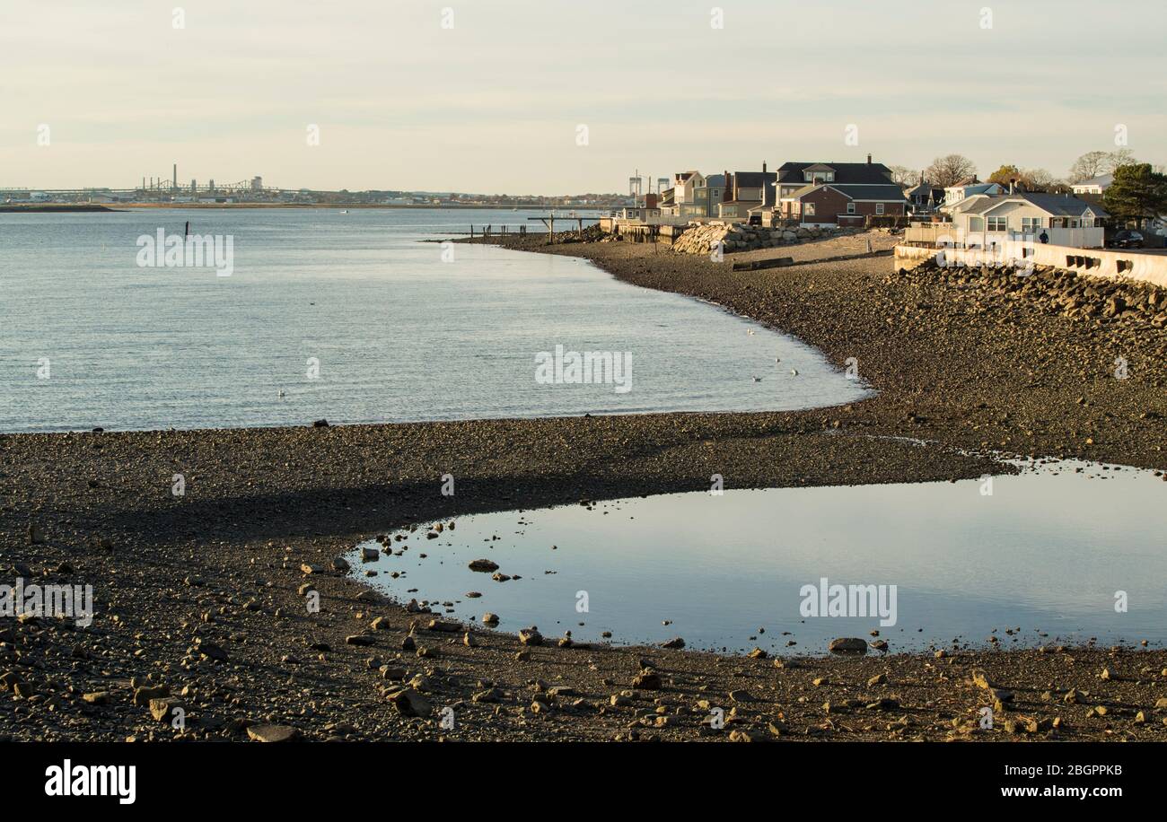 Deer Island is a peninsula in Boston Mass. Since 1996 it's been used as ...