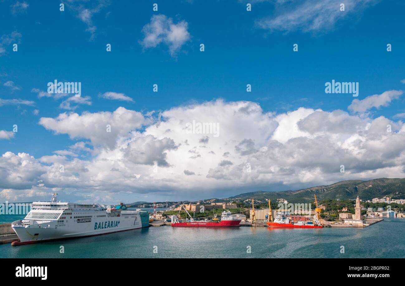 Palma de Mallorca, Balearic Islands/Spain; 02/03/2015: General view of ...