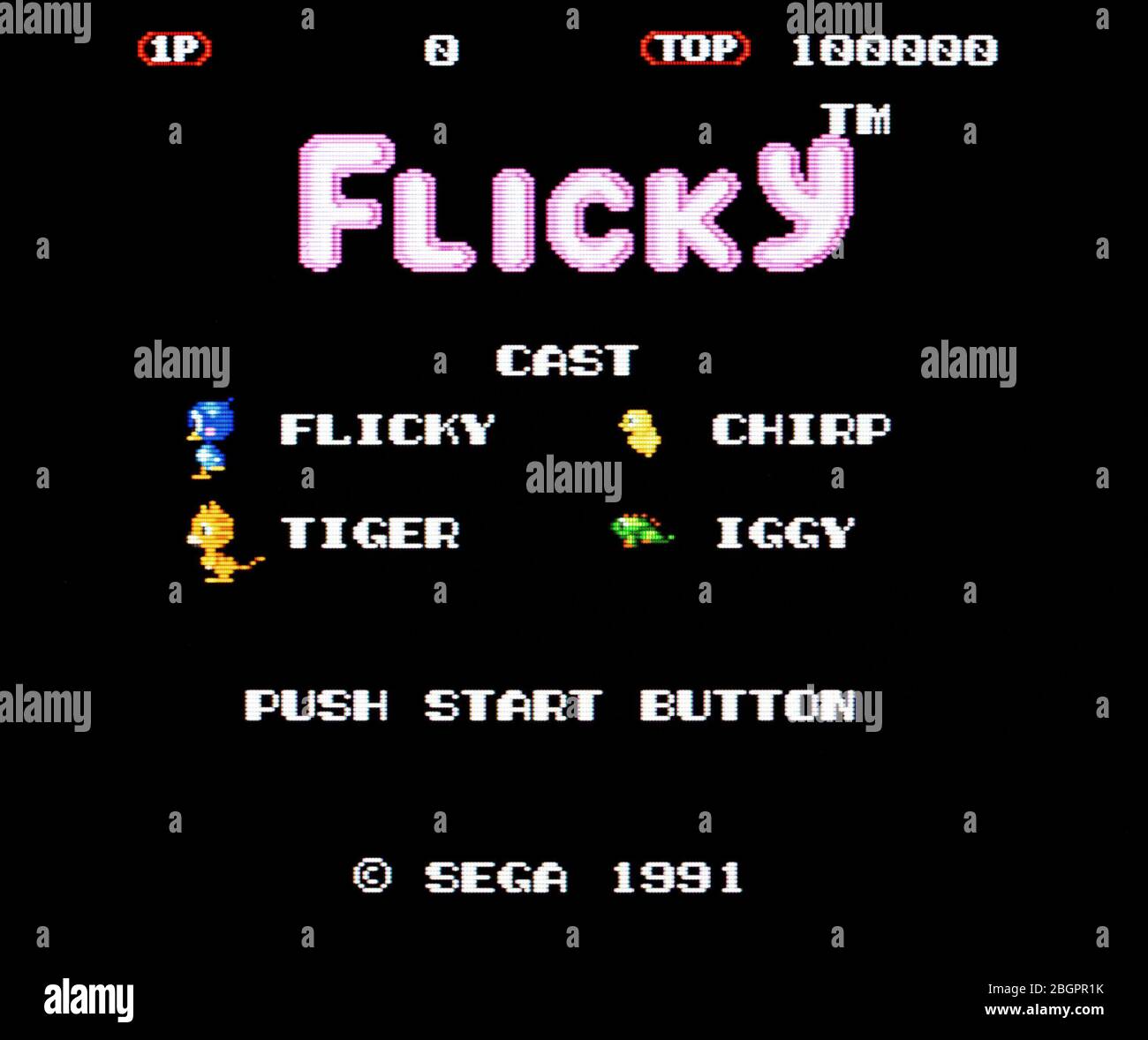 Flicky - Sega Genesis Mega Drive - Editorial use only Stock Photo - Alamy