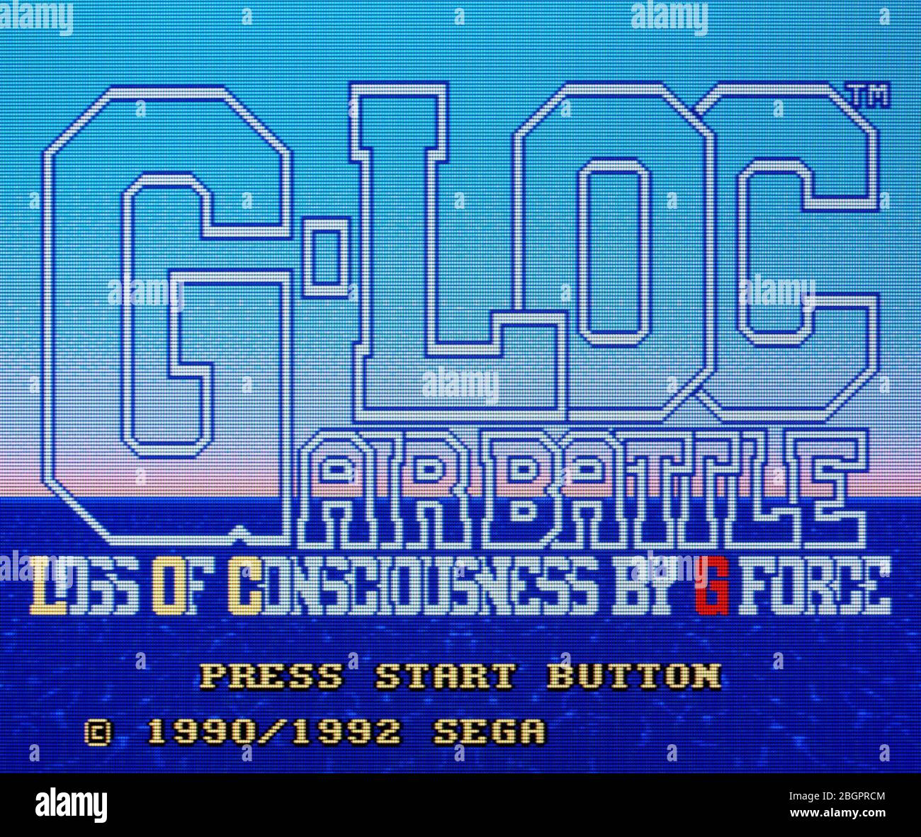 G-LOC Air Battle - Sega Genesis Mega Drive - Editorial use only Stock ...