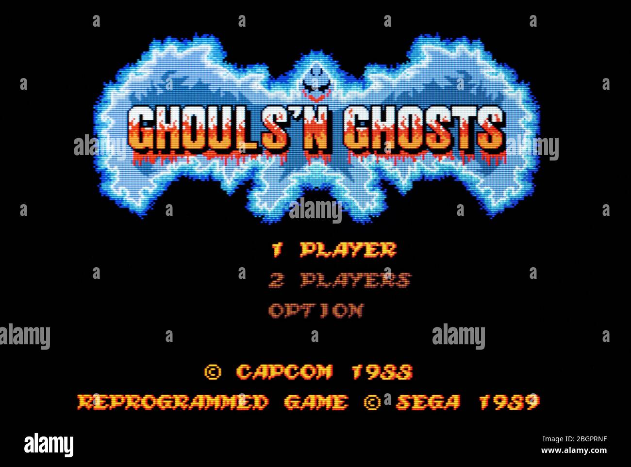 Ghouls 'n Ghosts - Sega Genesis Mega Drive - Editorial use only Stock ...