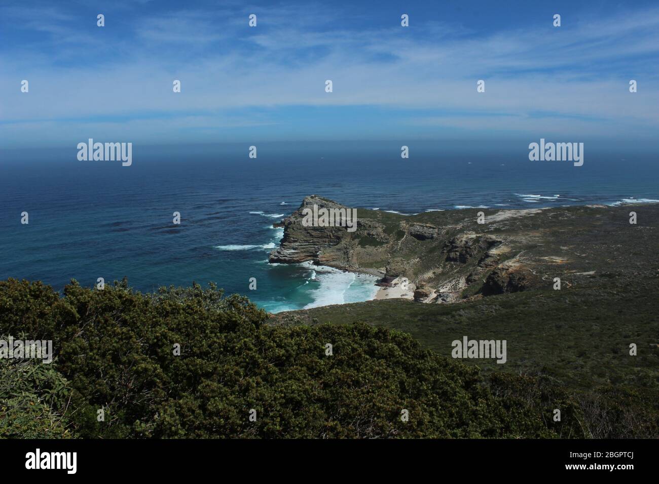 Cape Town tourism , cape of good hope alone Atlantic ocean Stock Photo ...