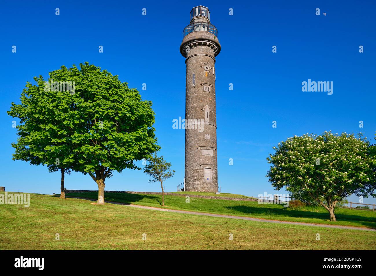 Ireland, County Meath, Kells, The Tower of Lloyd also known as the Spire of Lloyd, an inland ...