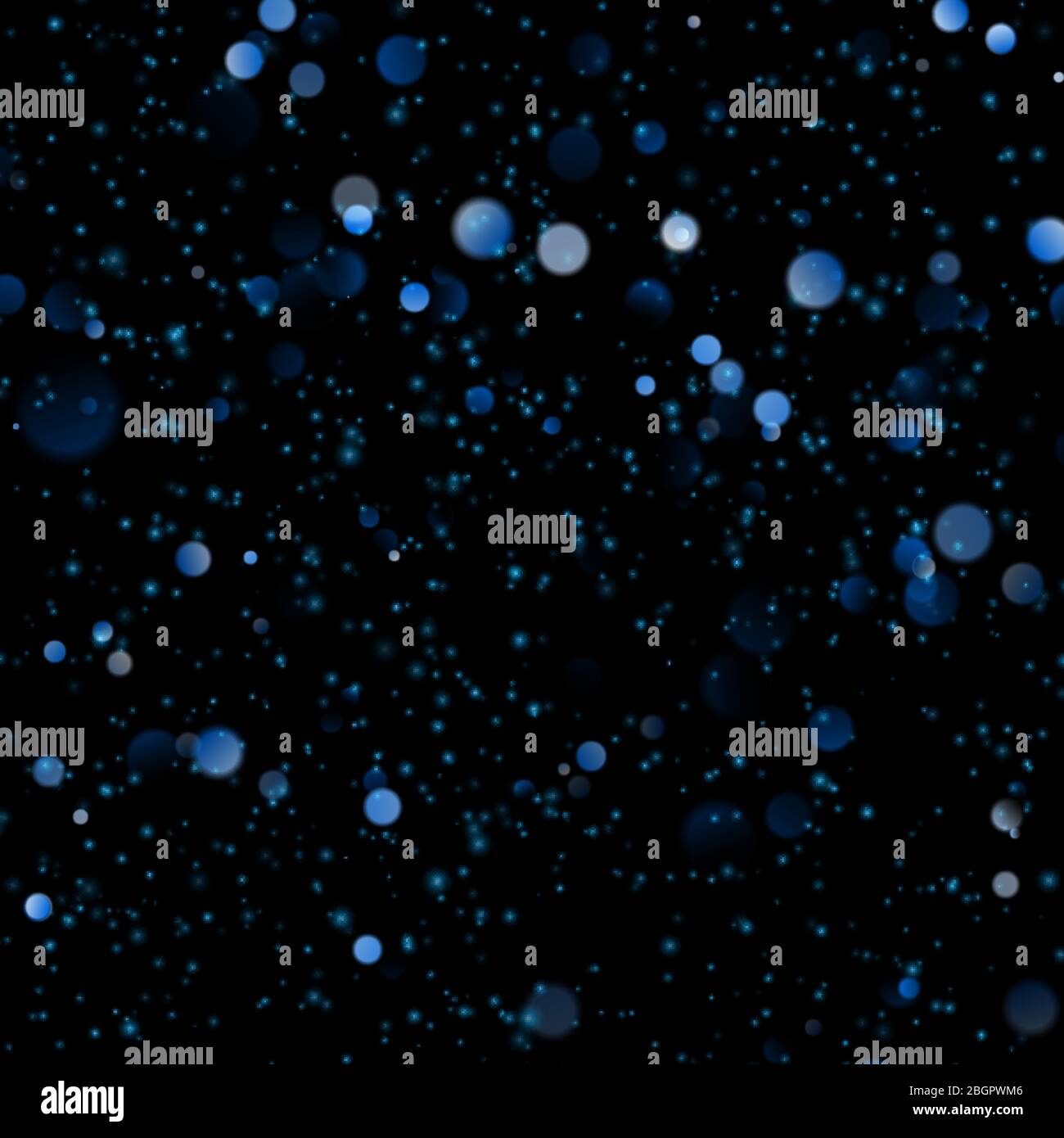 Falling snow particles on black Stock Vector Images - Alamy