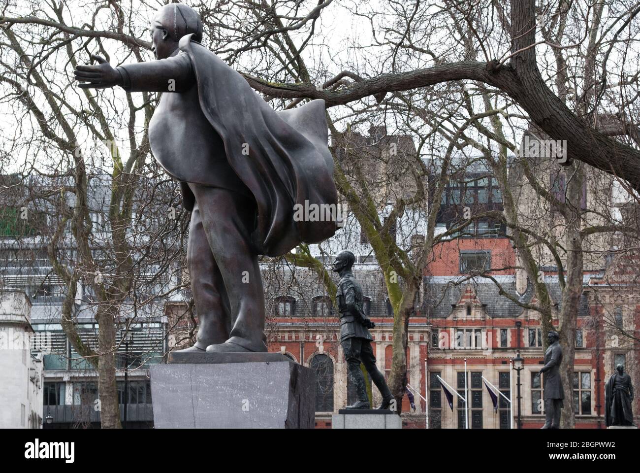 London westminster statue david lloyd hi-res stock photography and ...