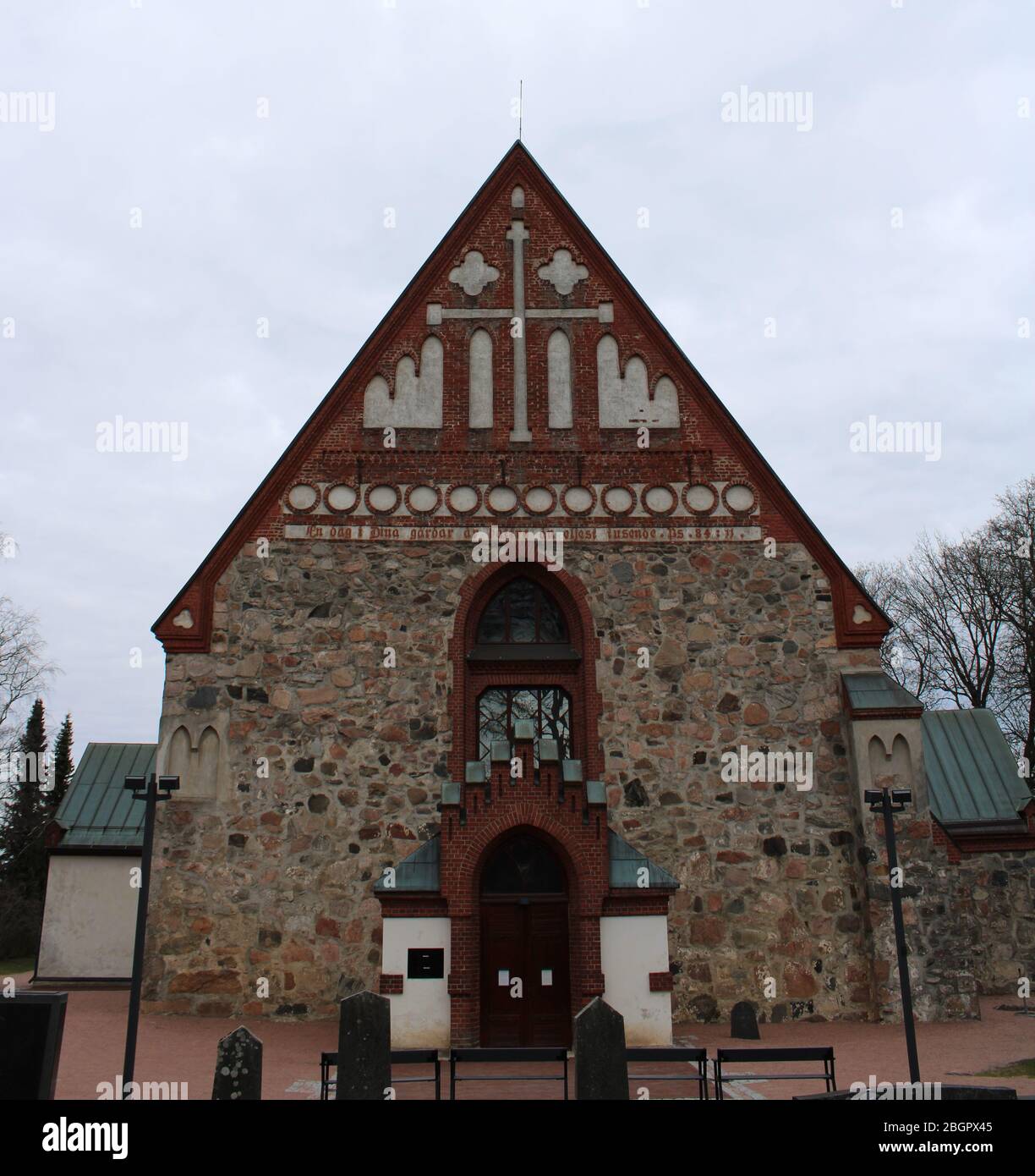 15th century Holy St. Lawrence church designed by the Meister of ...