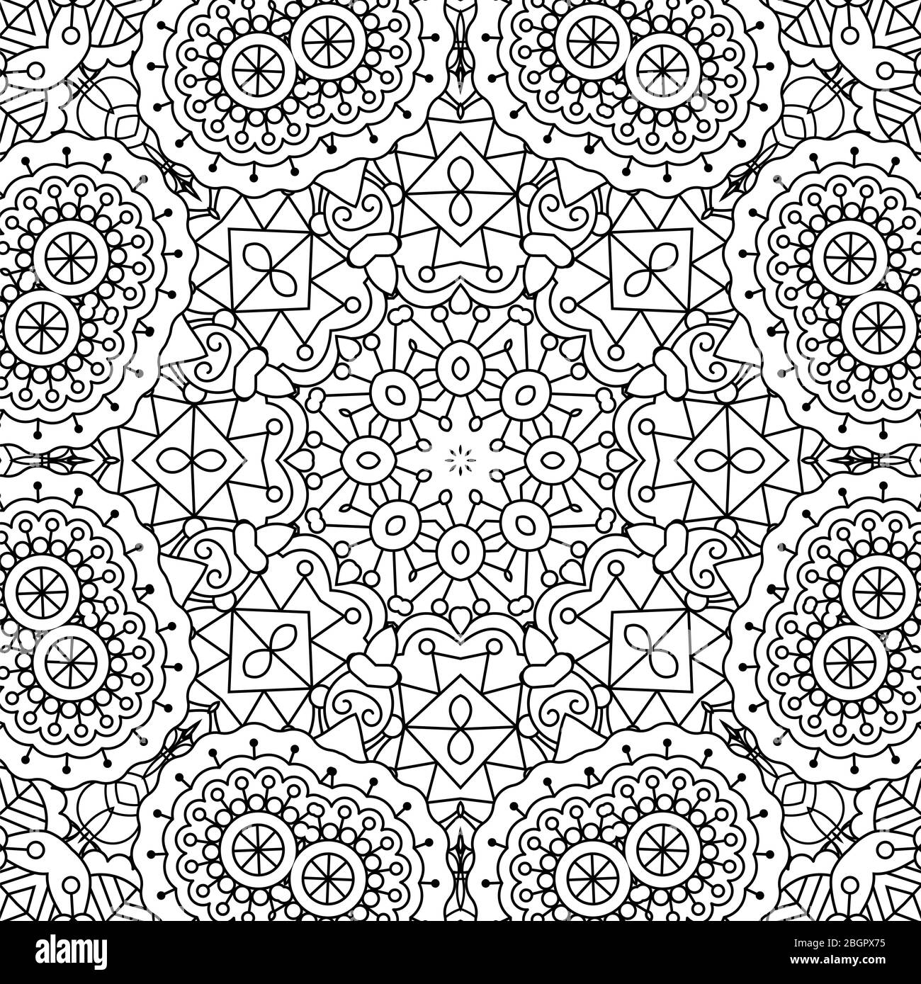 Complicated patterns Stock Vector Images - Alamy