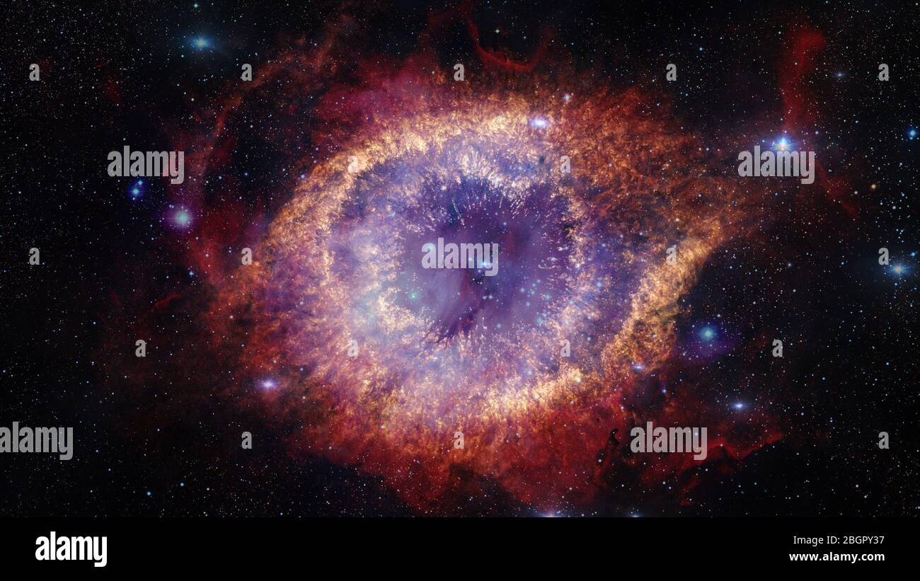 The Helix Nebula is a large planetary nebula located in the ...