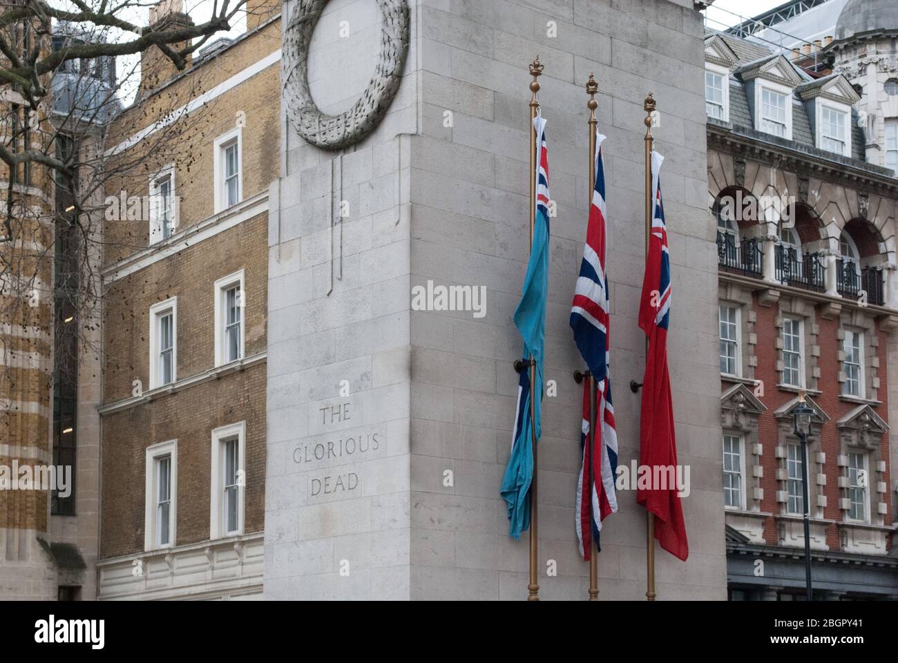 Portland Stone War Memorial The Cenotaph, Whitehall, Westminster ...