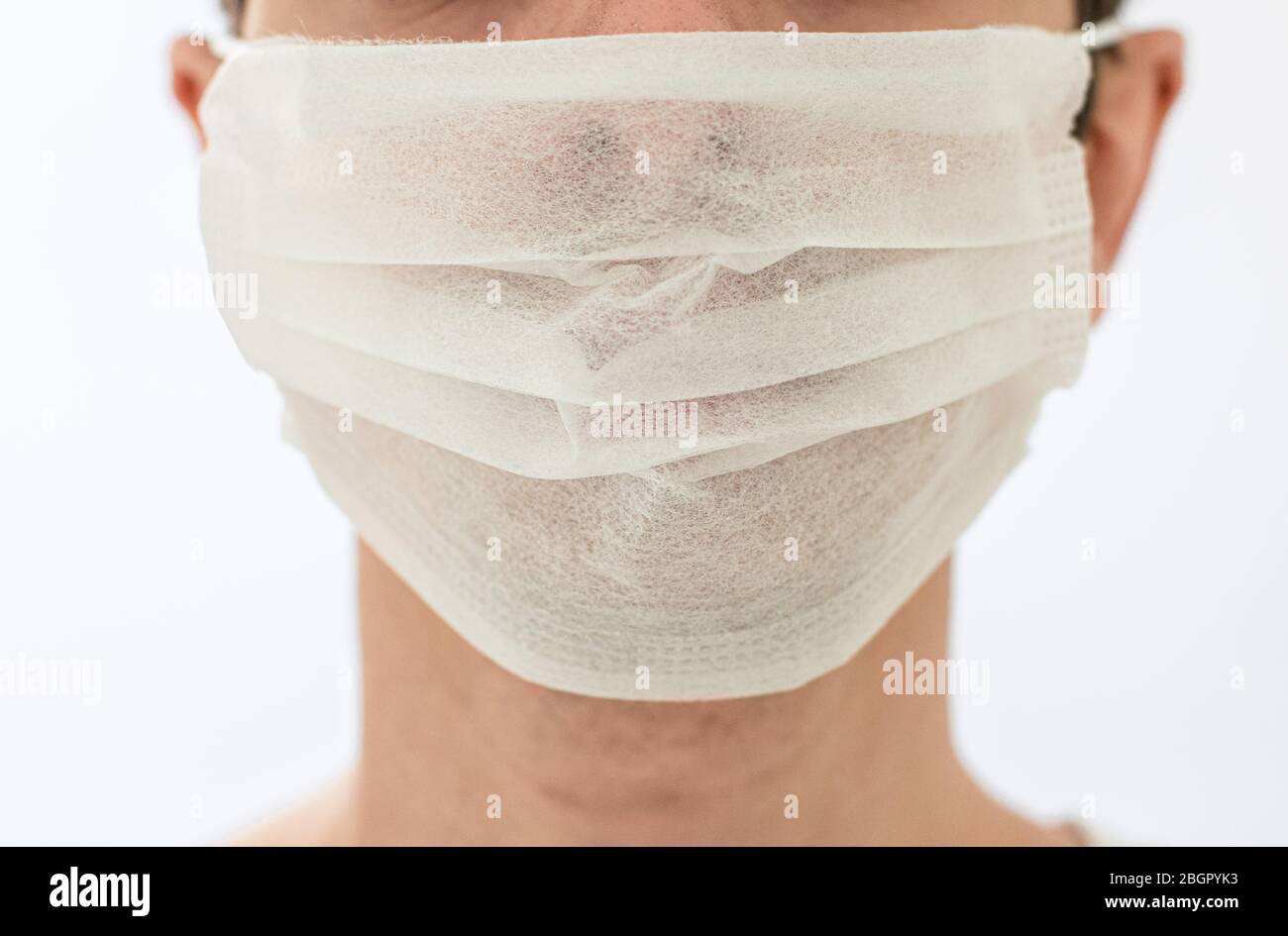 Portrait man surgical mask hi-res stock photography and images - Alamy