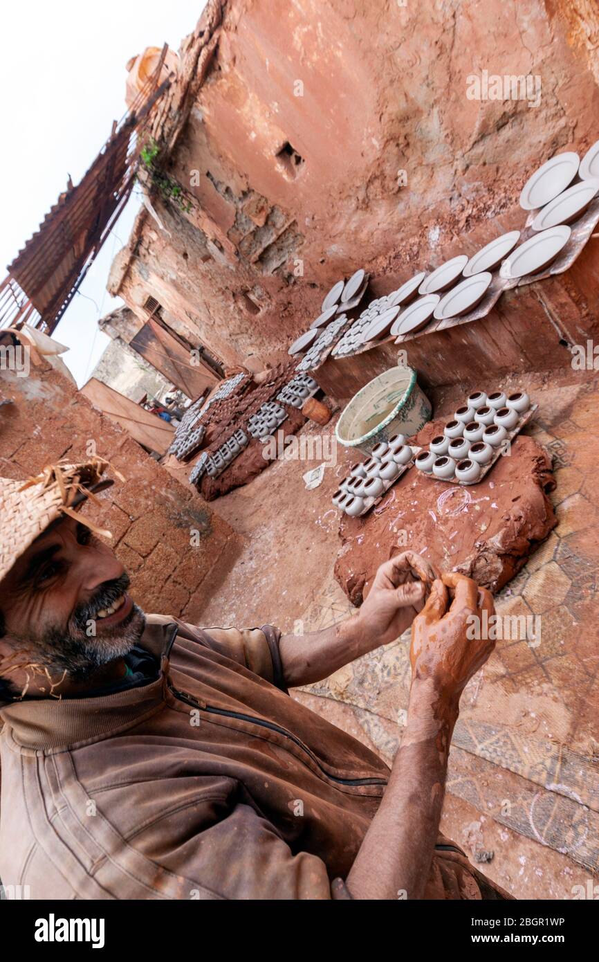 The Potter’s Quarter, Safi Pottery, Safi, Morocco Stock Photo - Alamy