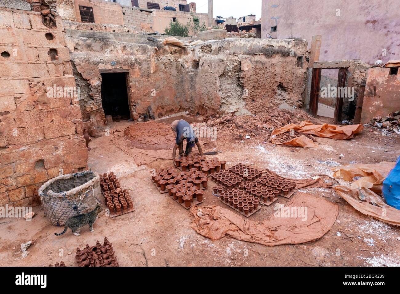 The Potter’s Quarter, Safi Pottery, Safi, Morocco Stock Photo - Alamy