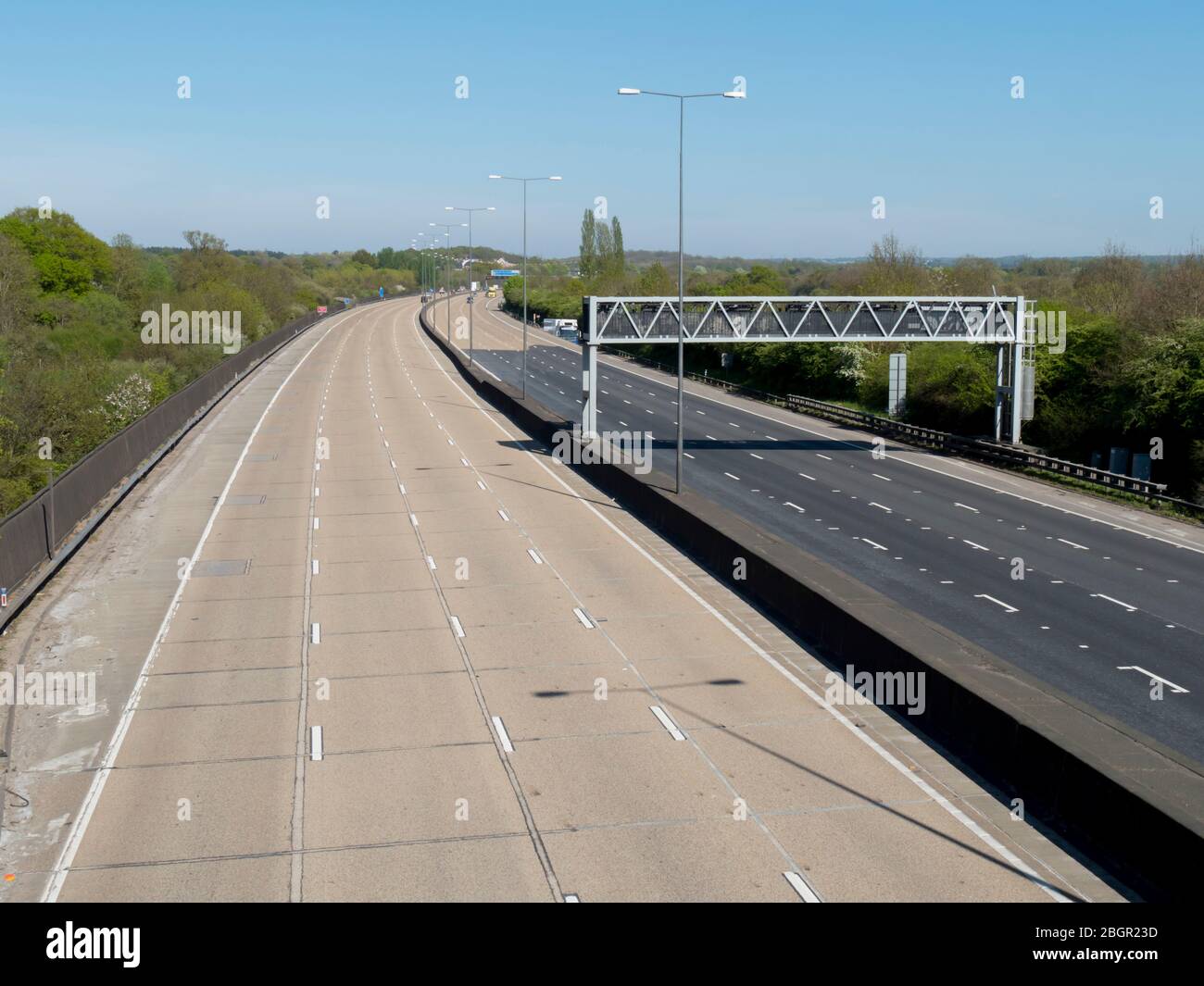 UK, England, Motorway A3 C19 Stock Photo - Alamy