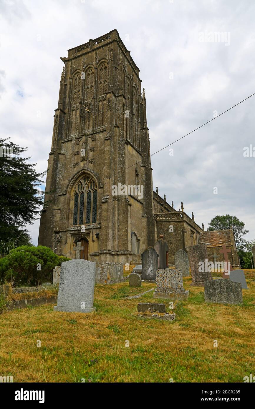 Church of St Mary the Virgin, Batcombe, Somerset, England, UK Stock ...