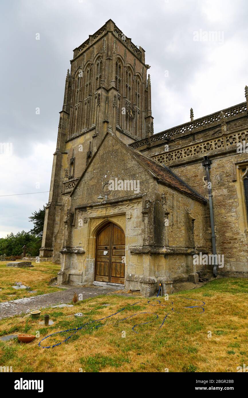 Church of St Mary the Virgin, Batcombe, Somerset, England, UK Stock ...
