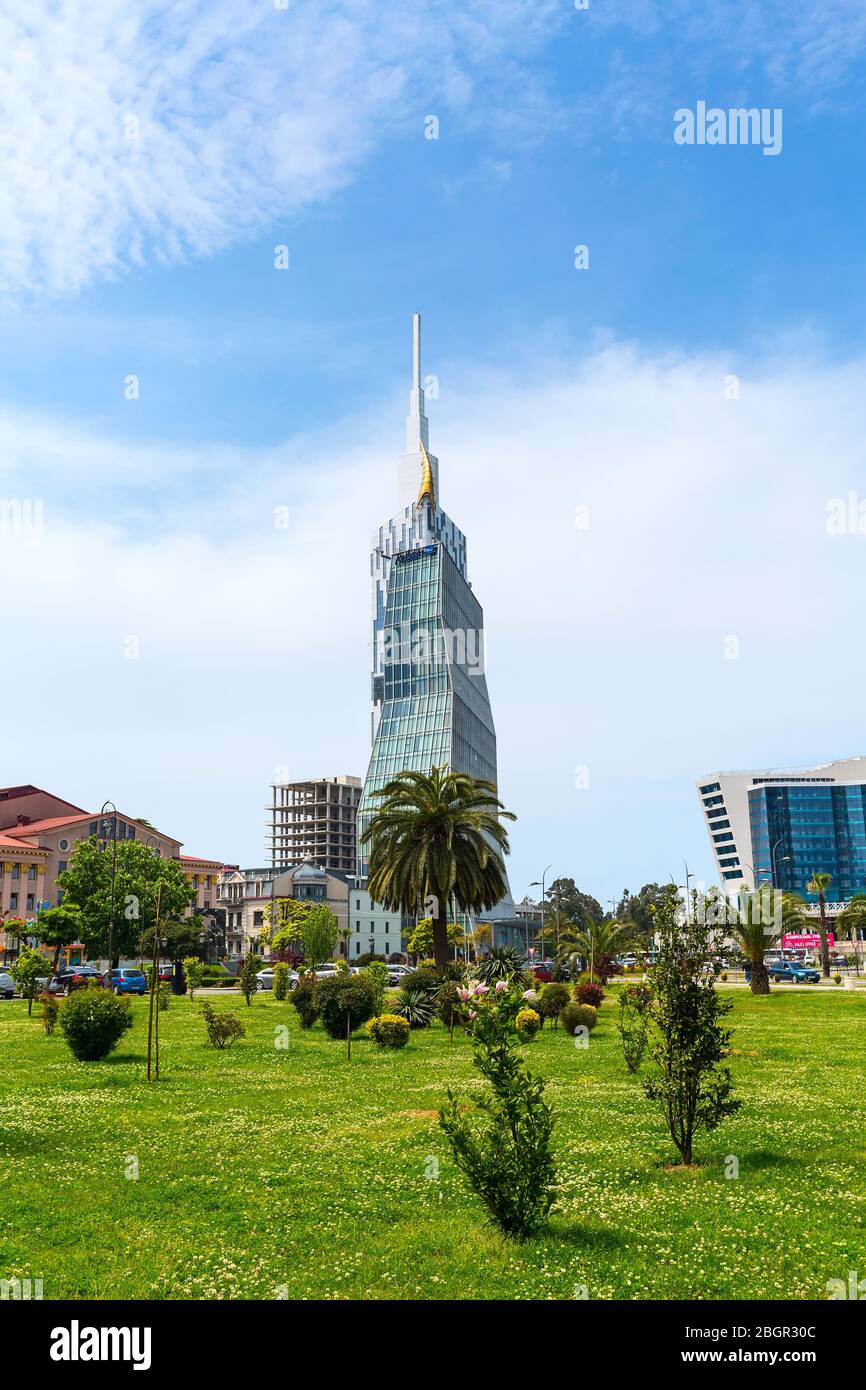 Batumi, Georgia - May 2, 2017: City view with nice modern high ...