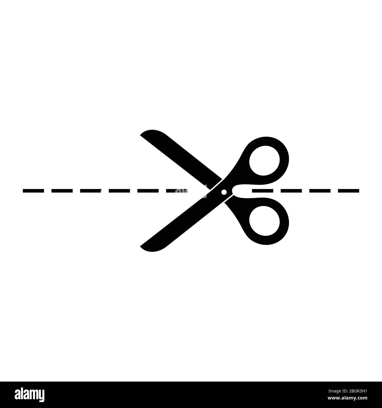 Scissors symbol hi-res stock photography and images - Alamy