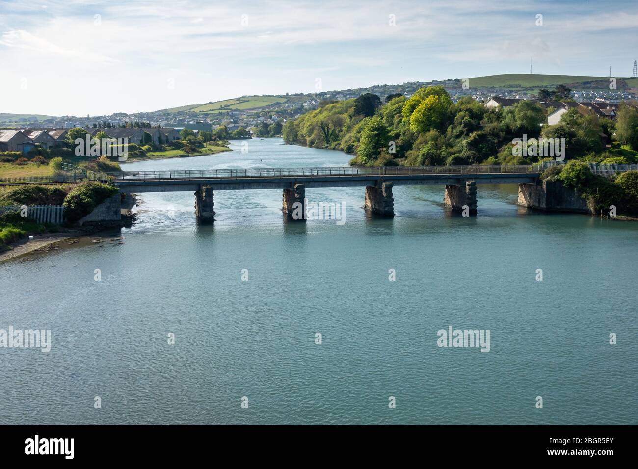 Bridge over the river Stock Photo - Alamy
