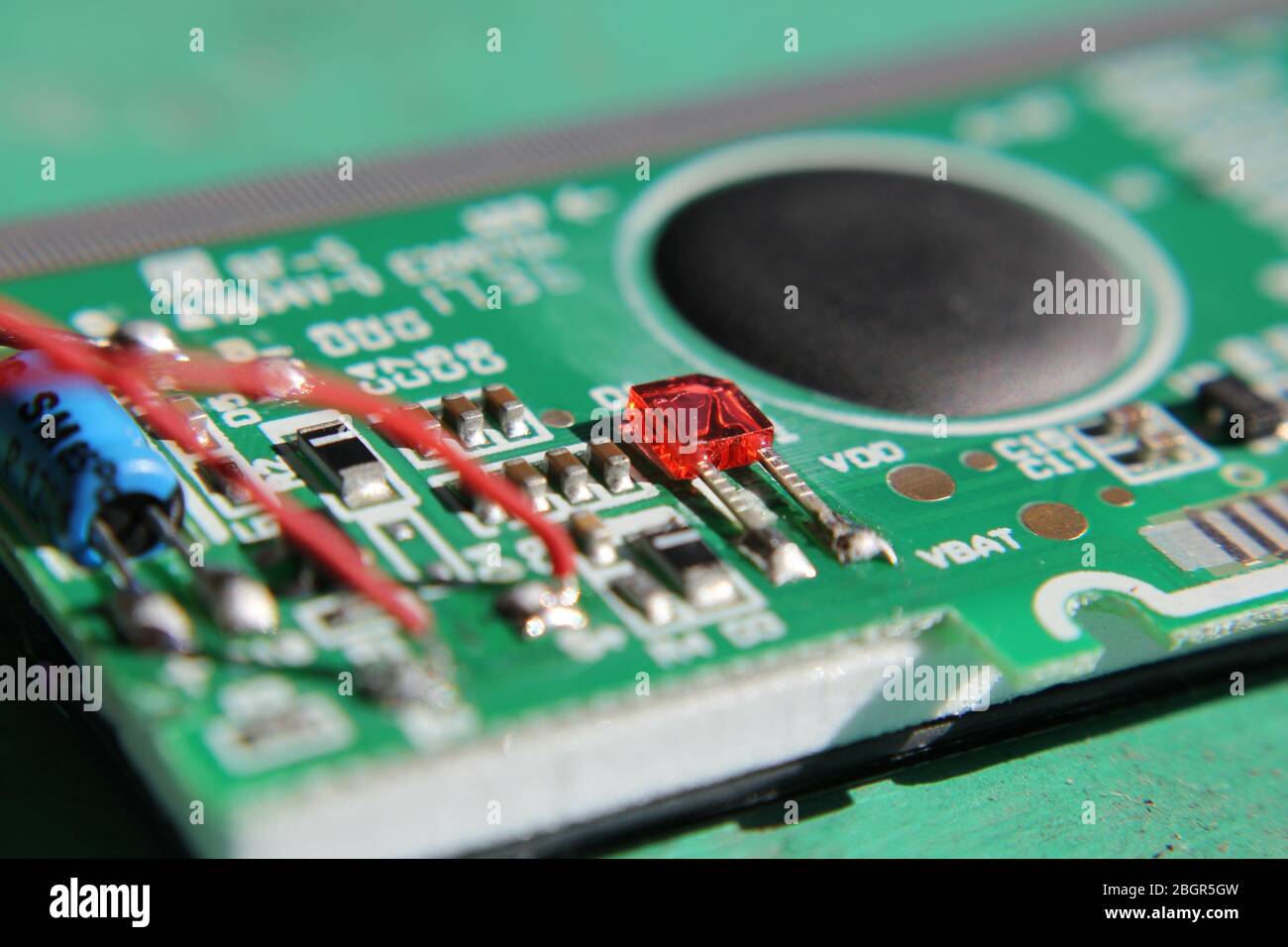 Simple computer parts and pieces and technology, microelectronics Stock ...