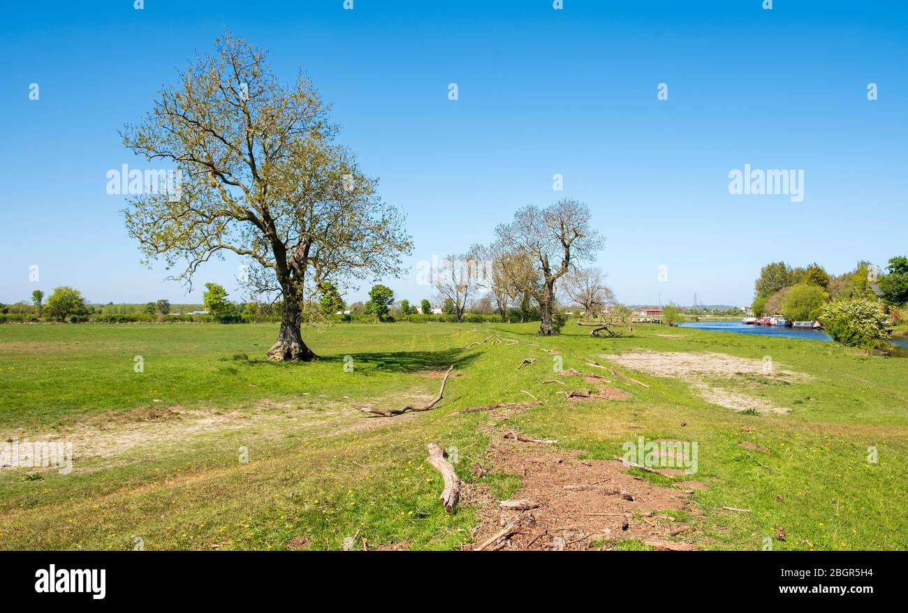 Open country landscape background Stock Photo - Alamy