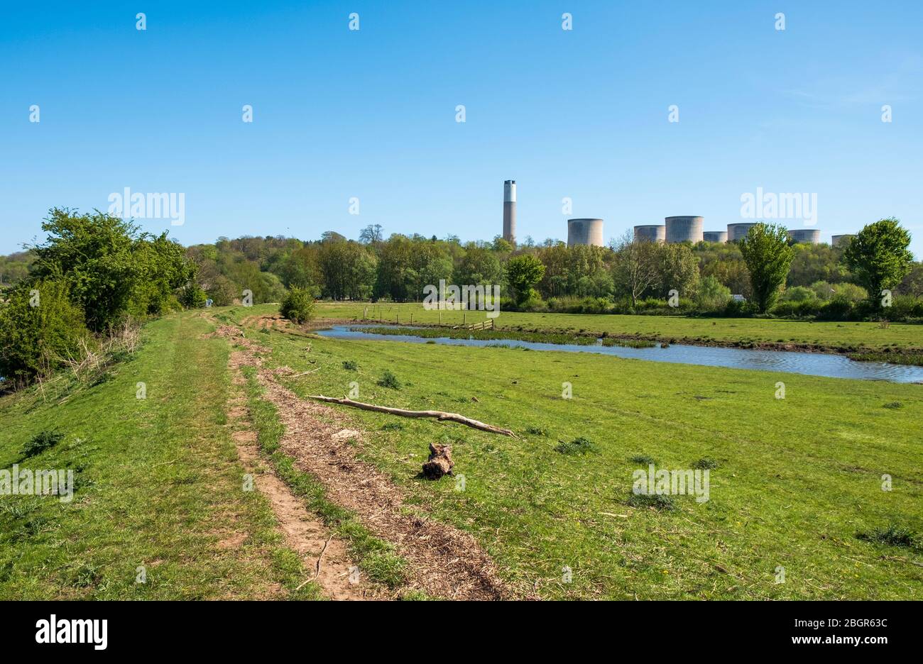 Open country landscape background Stock Photo - Alamy