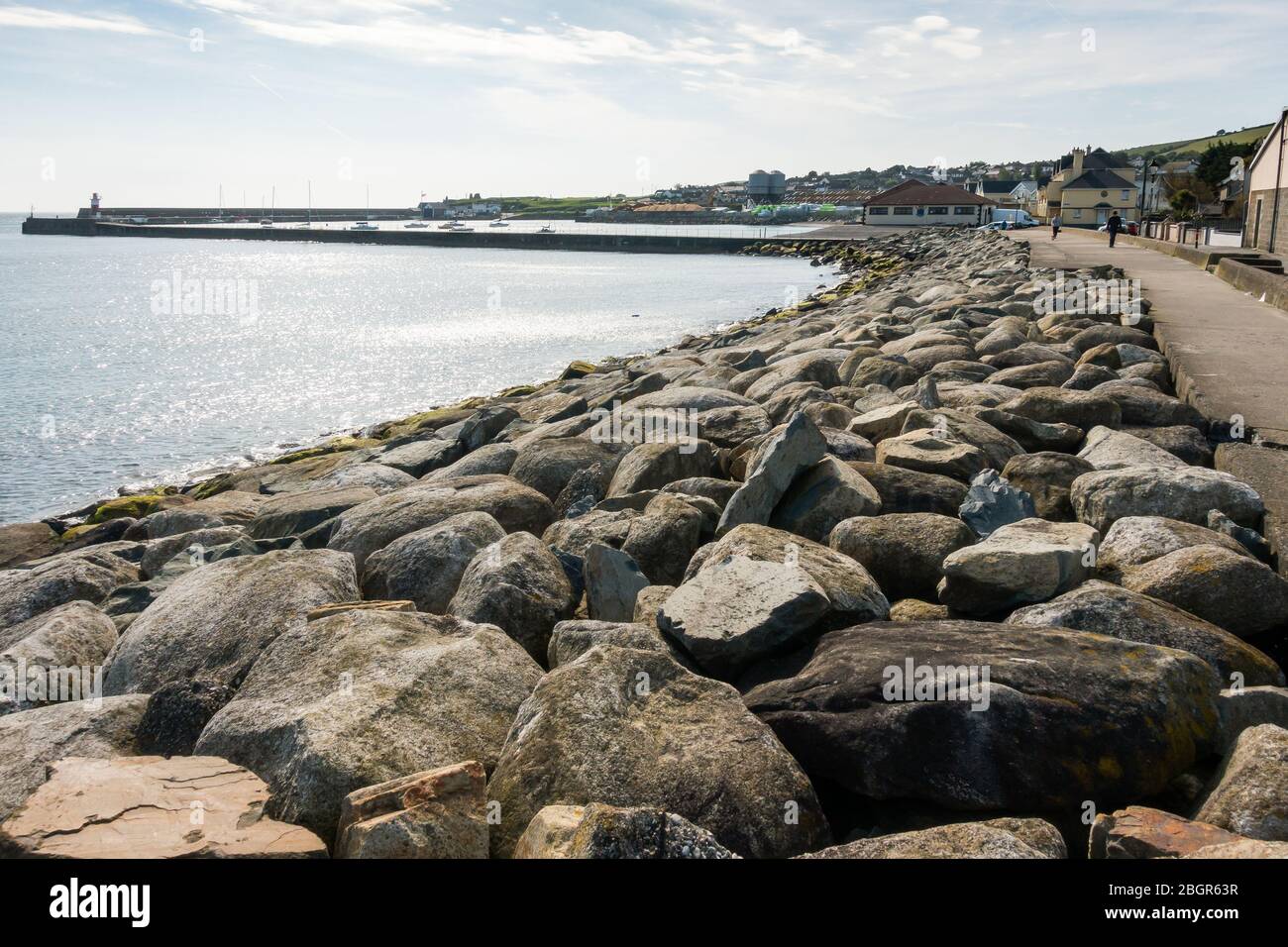 Wicklow Town harbour - Ireland Stock Photo - Alamy