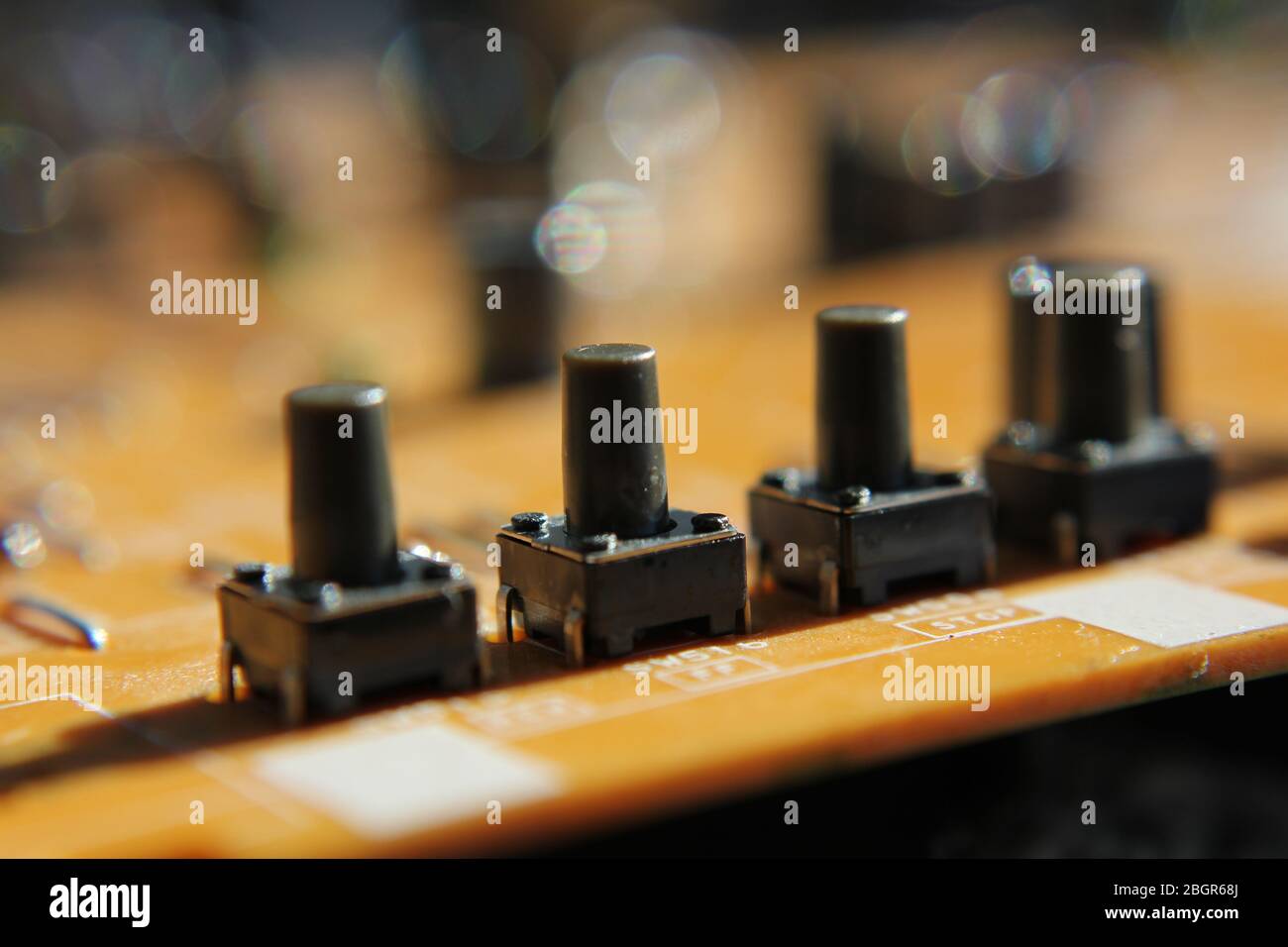 Simple computer parts and pieces and technology, microelectronics Stock ...