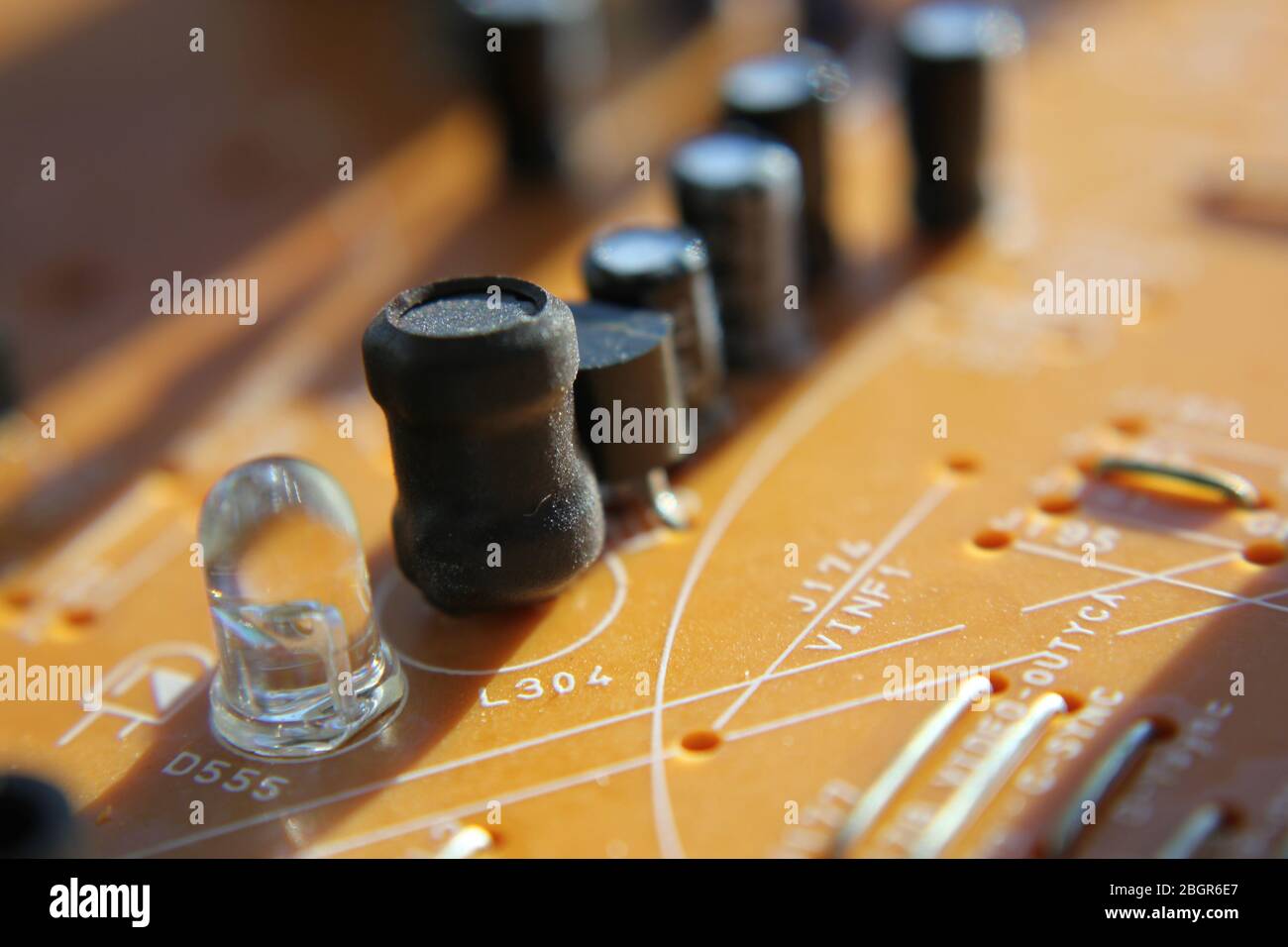 Simple computer parts and pieces and technology, microelectronics Stock ...