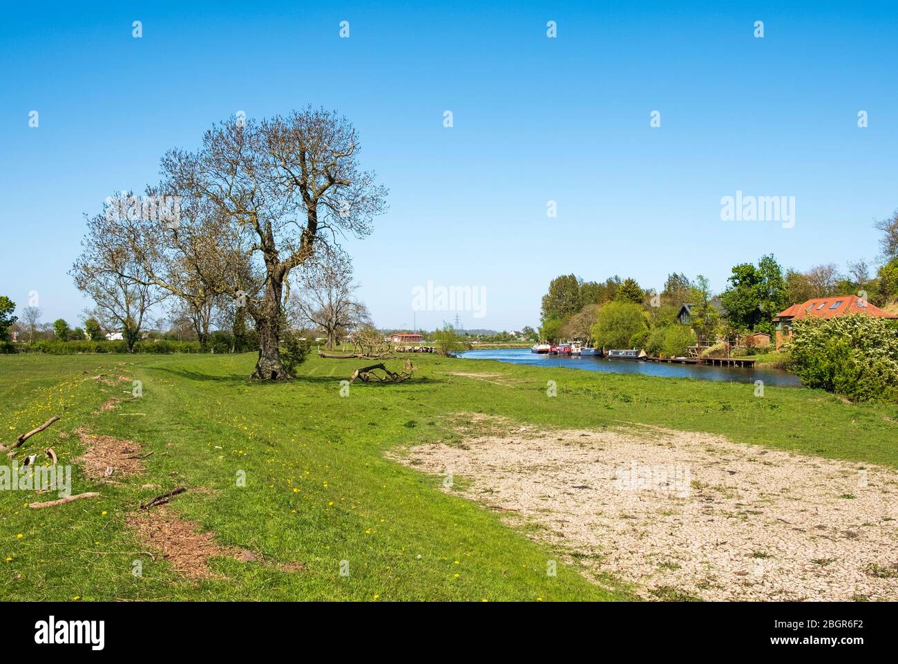 Open country landscape background Stock Photo - Alamy