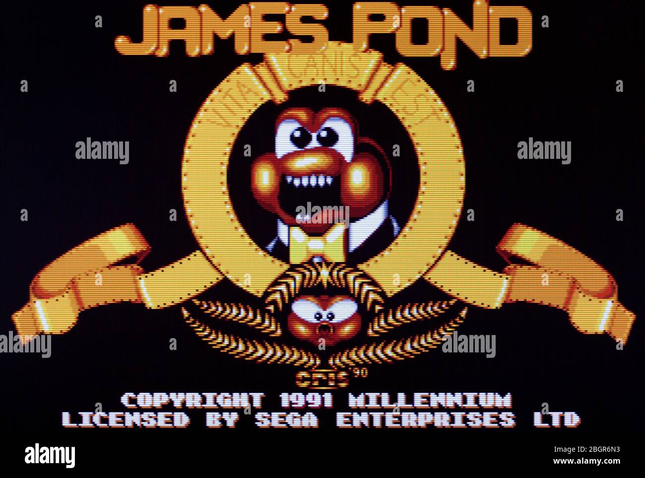 James Pond - Sega Genesis Mega Drive - Editorial use only Stock Photo ...