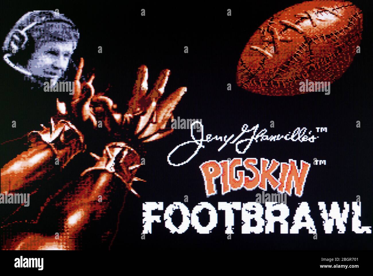 Pigskin Footbrawl - Sega Genesis Mega Drive - Editorial use only Stock ...