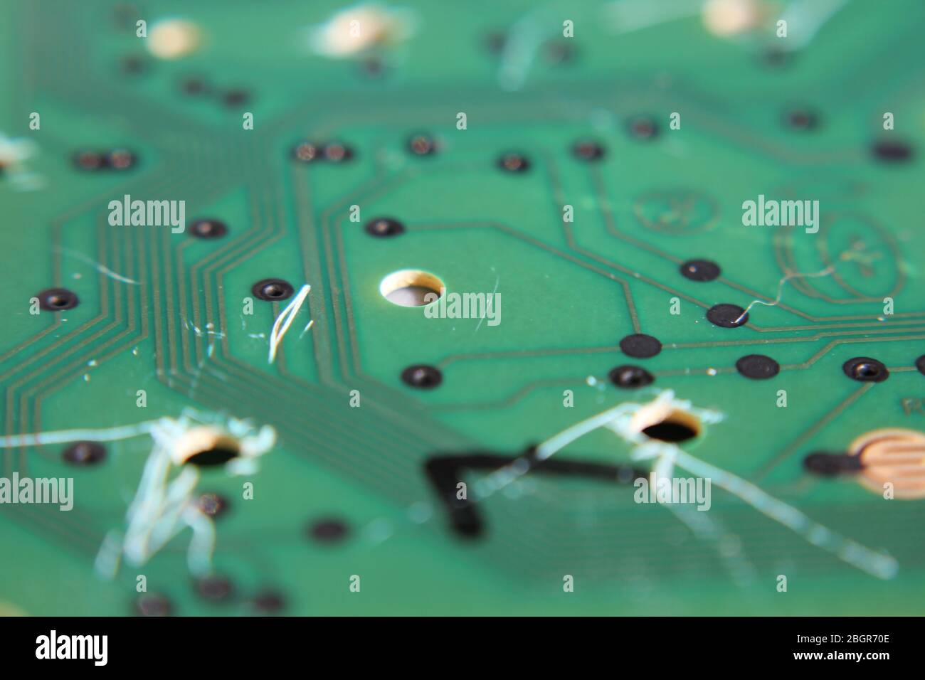 Simple computer parts and pieces and technology, microelectronics Stock ...
