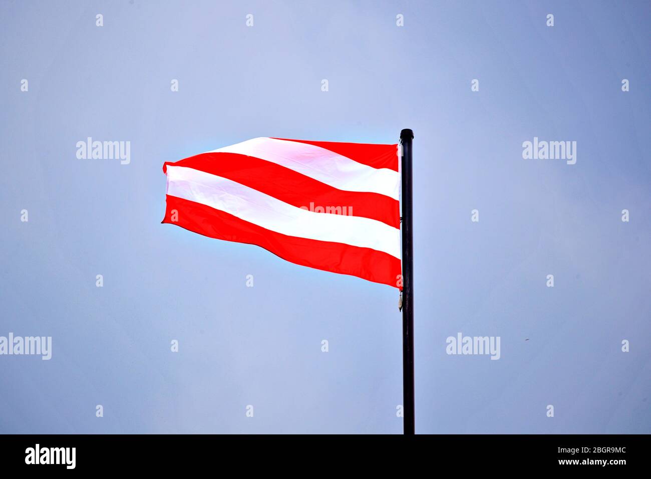 red and white flag Stock Photo - Alamy