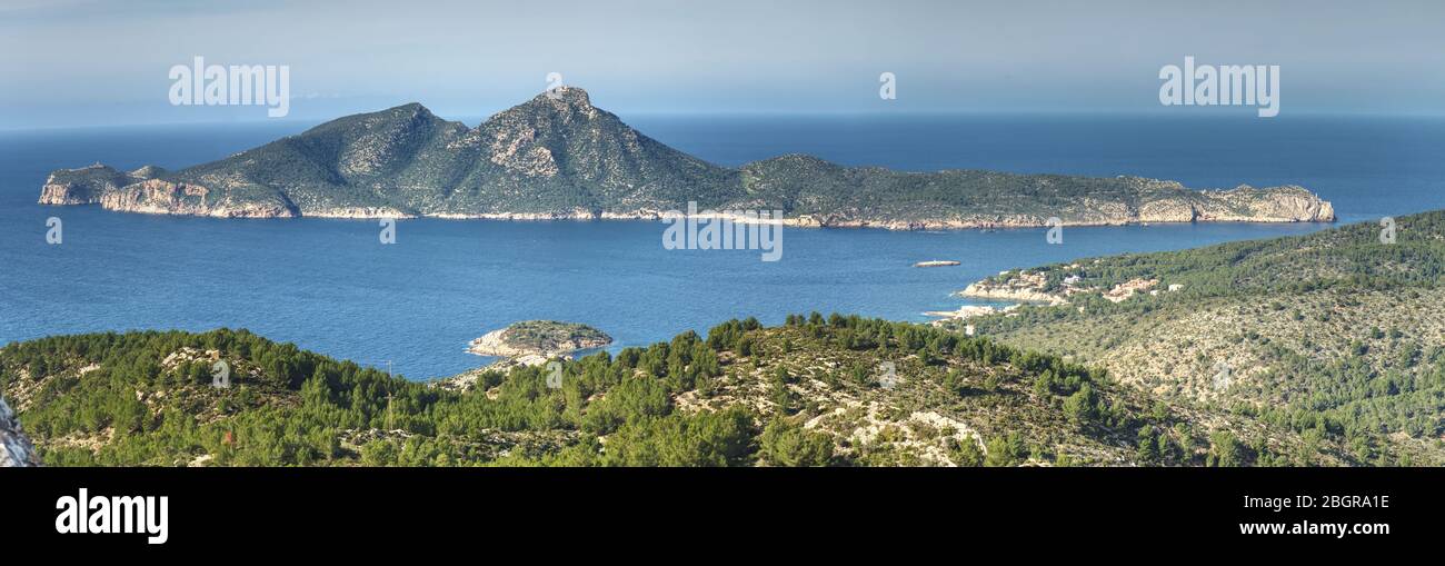Panorama isla dragonera hi-res stock photography and images - Alamy