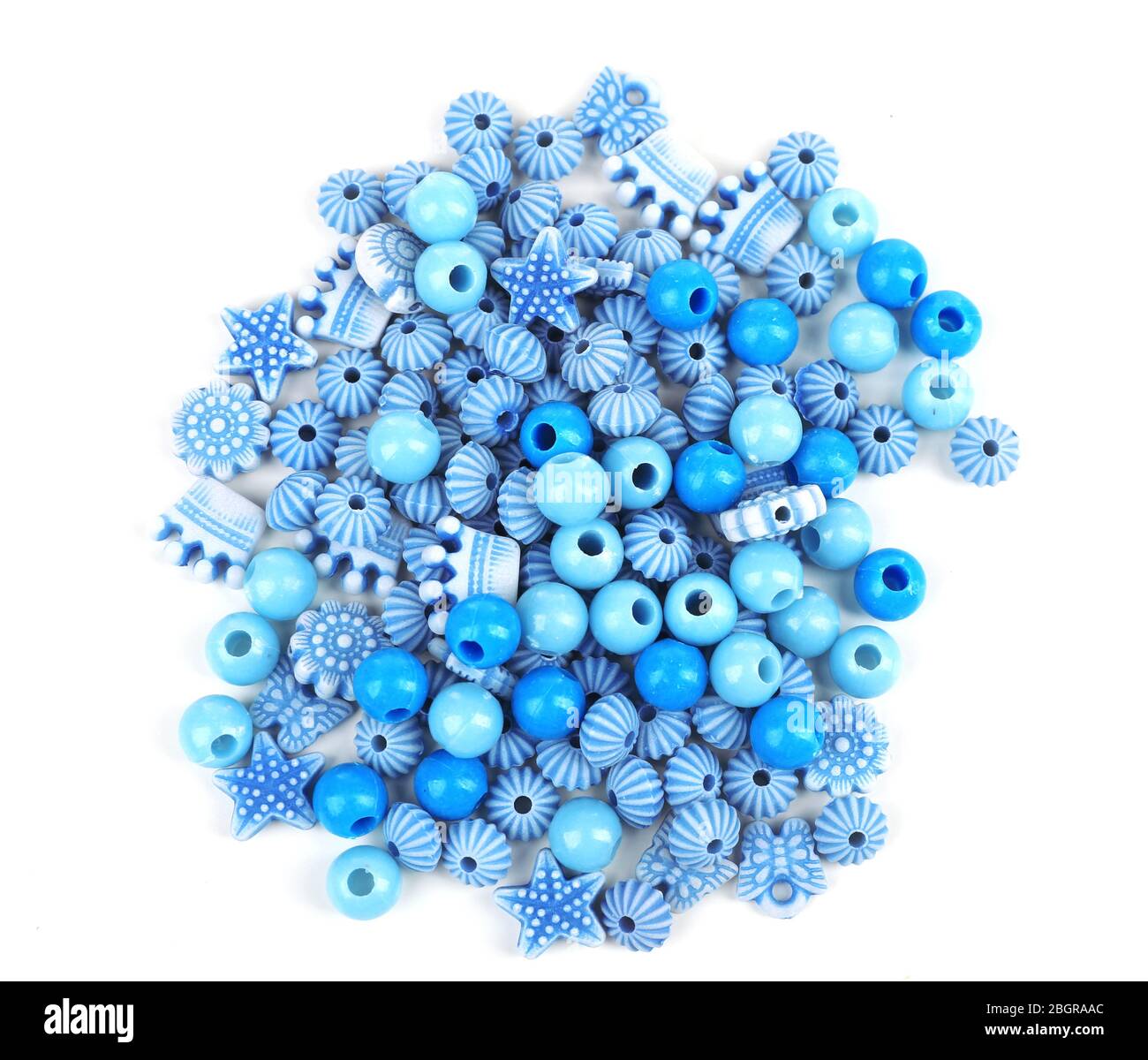 Beads isolated on white Stock Photo - Alamy